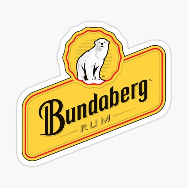 "Bundaberg Ultimate Rum brewery traditional logo2" Sticker for Sale by ...