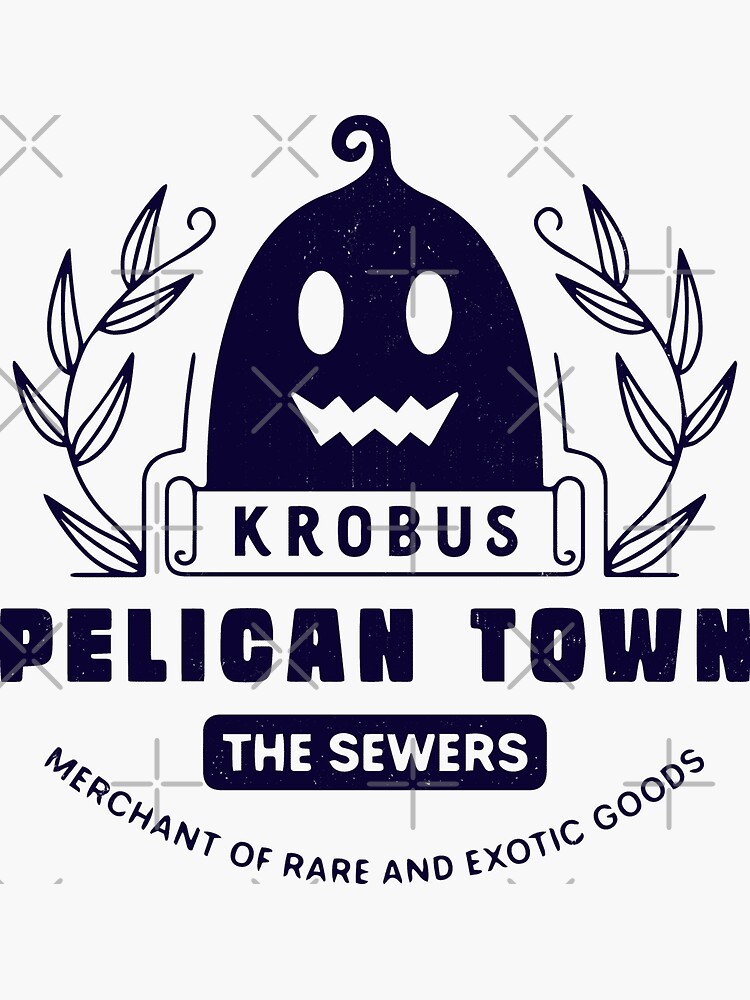 "Krobus Merchant Emblem" Sticker for Sale by Lagelantee | Redbubble