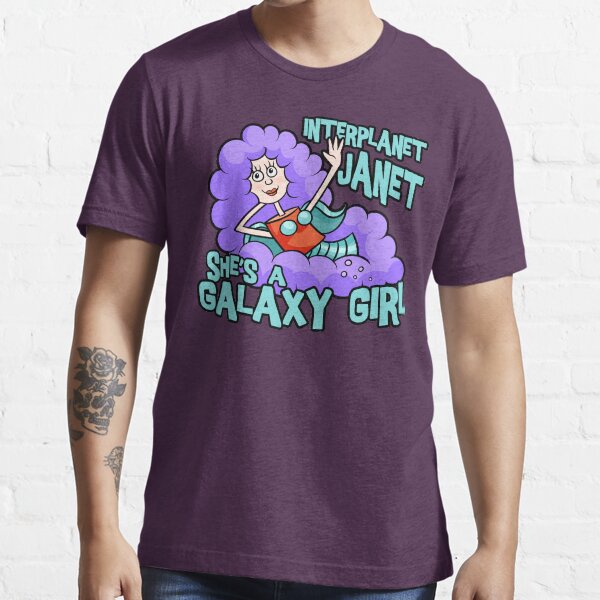"Interplanet Janet" T-shirt for Sale by Ellador | Redbubble ...