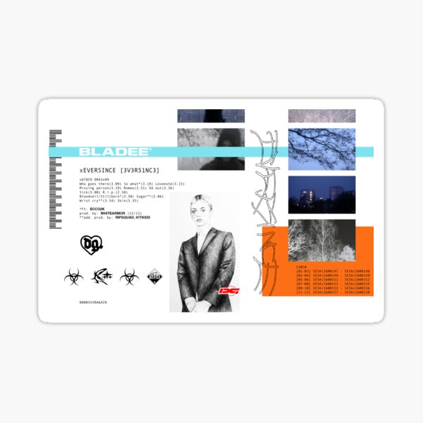 "Bladee Eversince" Sticker for Sale by Cool-Weeb | Redbubble