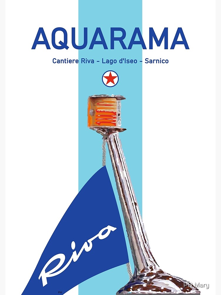 Riva Aquarama Runabout Classic Yacht Premium Matte Vertical Poster sold ...