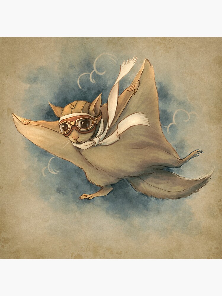 Flying Squirrel the Aviator Premium Matte Vertical Poster sold by ...