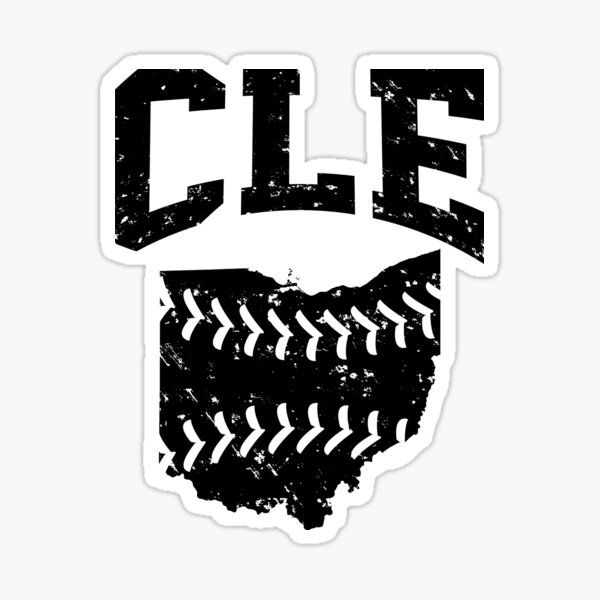 "Cle Baseball Cleveland Pride Ohio Cleveland Fans Tee " Sticker for ...