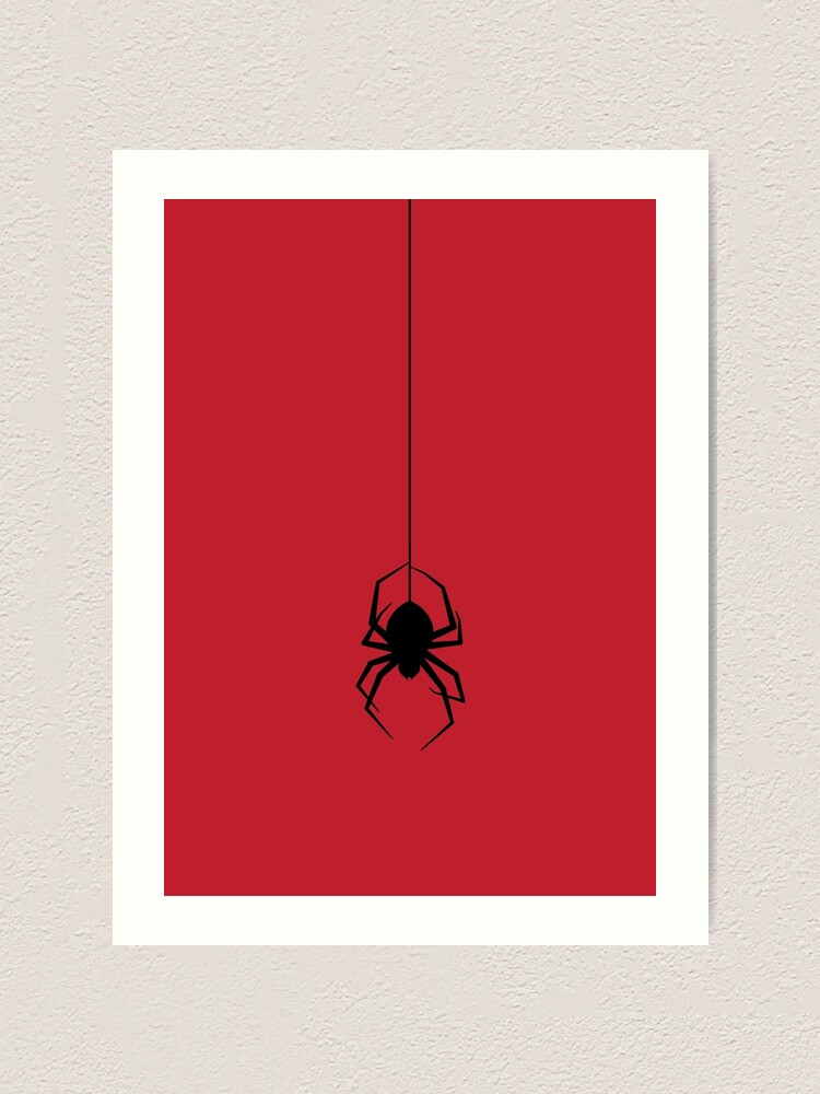 "Radioactive Spider Black" Art Print by laingdesign | Redbubble