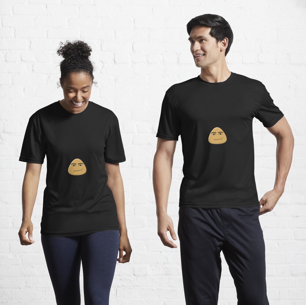 "Man faced Pou" Sticker for Sale by AnxBananx | Redbubble