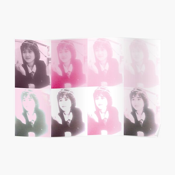 "Goruo Pink Yukiko Okada Collage" Poster by goruo | Redbubble