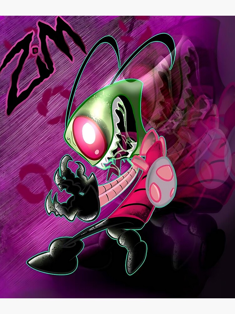 "Invader Zim" Sticker for Sale by Kennessss | Redbubble