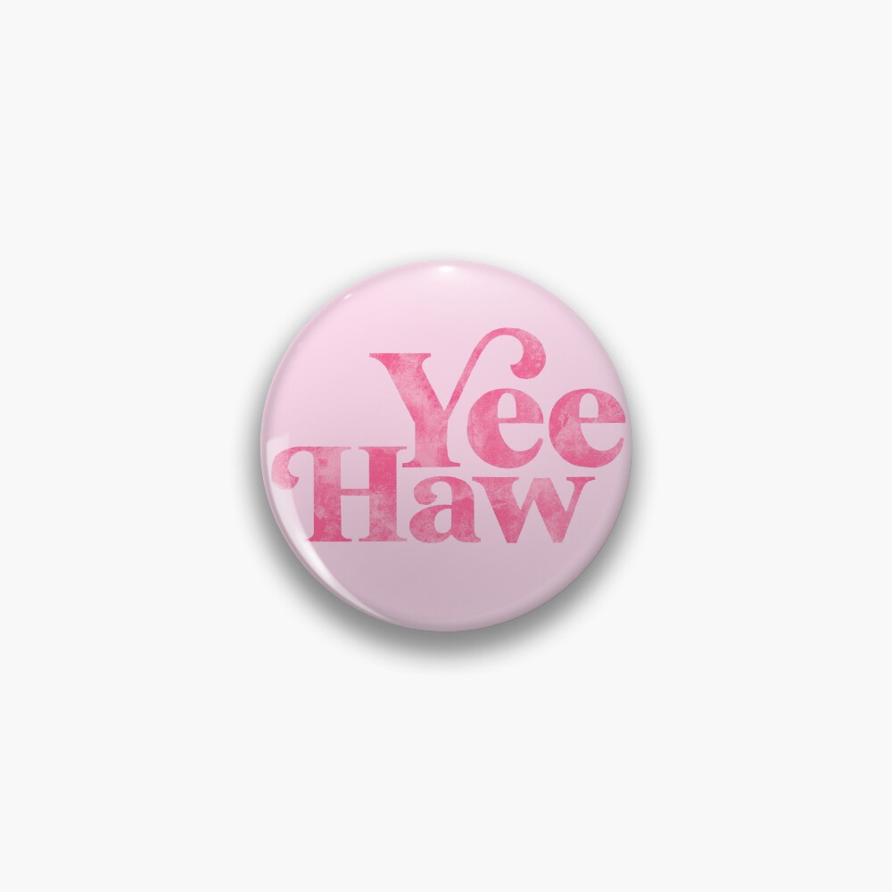 "Rough Pink Yee Haw" Sticker for Sale by kaleap192 | Redbubble