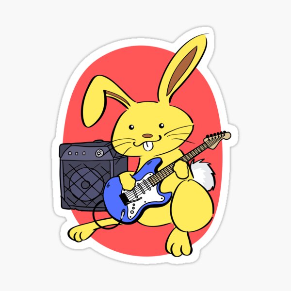 "Hare Band" Sticker for Sale by americancheez | Redbubble