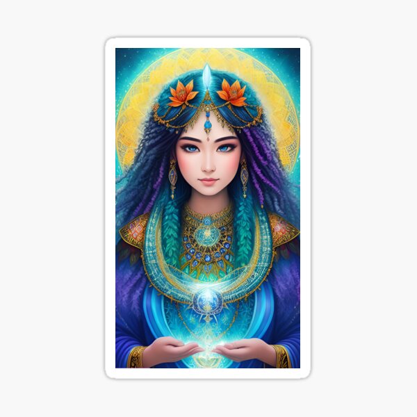 "Mother Earth Gaia" Sticker for Sale by yogaartshop | Redbubble