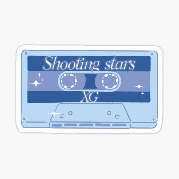 "XG Shooting stars Cassette" Sticker for Sale by puki-ycdi | Redbubble
