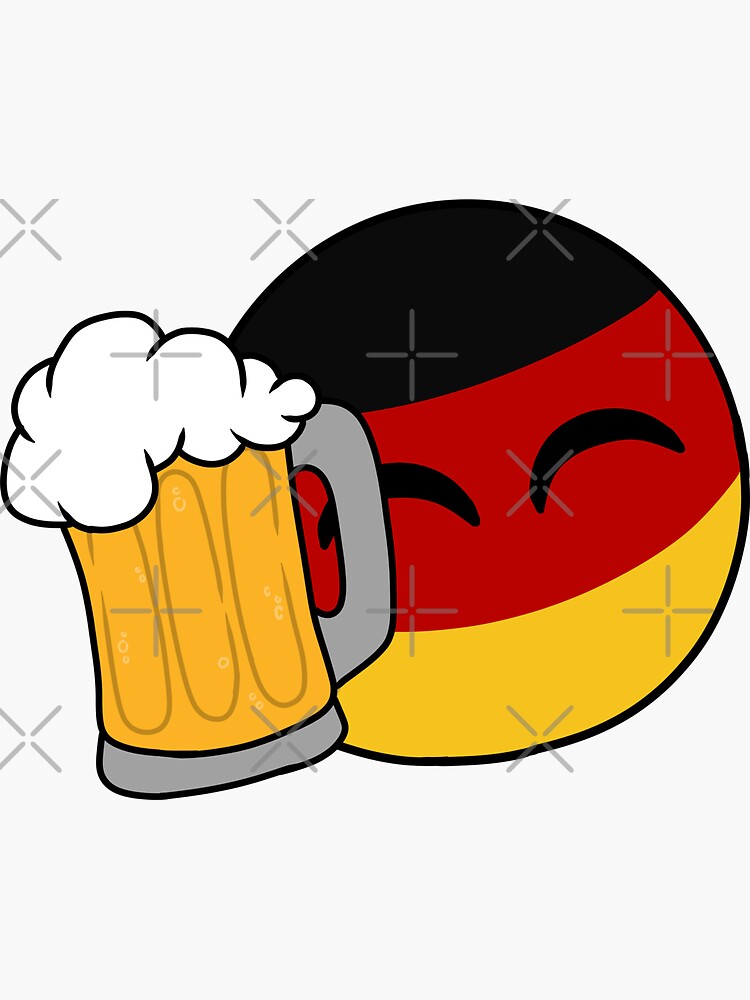 "kawaii germanyball chibi" Sticker for Sale by EveryCuteThings | Redbubble