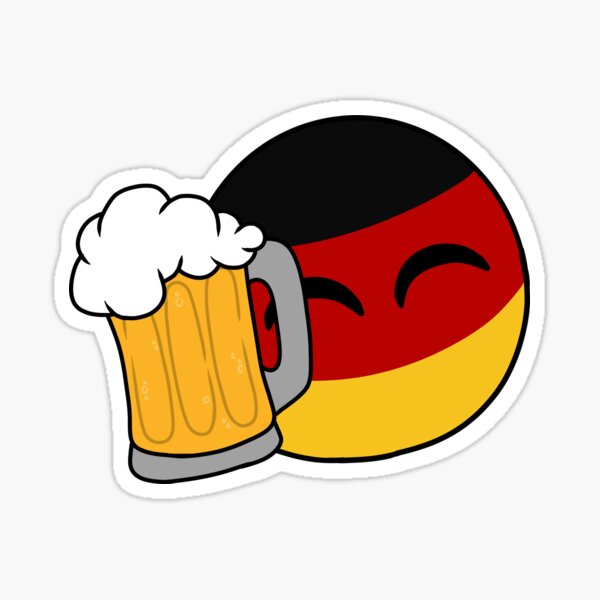 "kawaii germanyball chibi" Sticker for Sale by EveryCuteThings | Redbubble