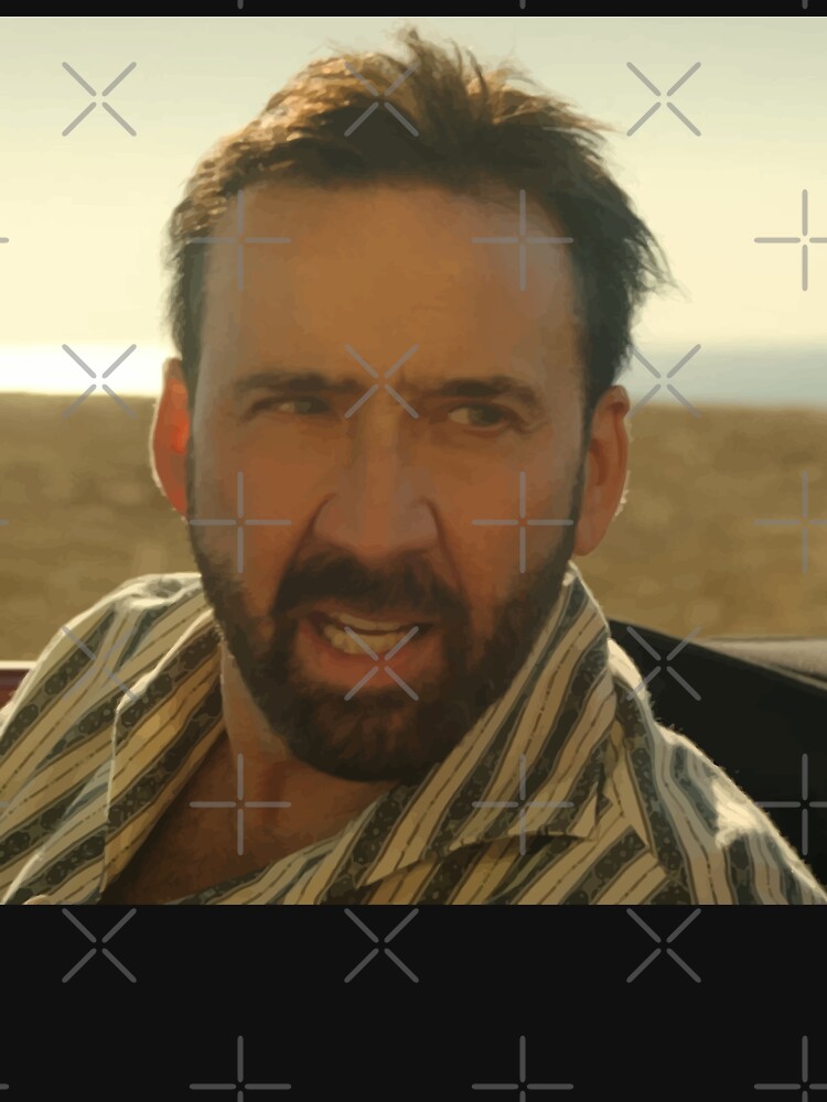"Nic Cage Meme" Essential T-Shirt for Sale by muskitt | Redbubble