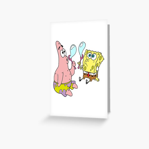 Spongebob Greeting Cards | Redbubble