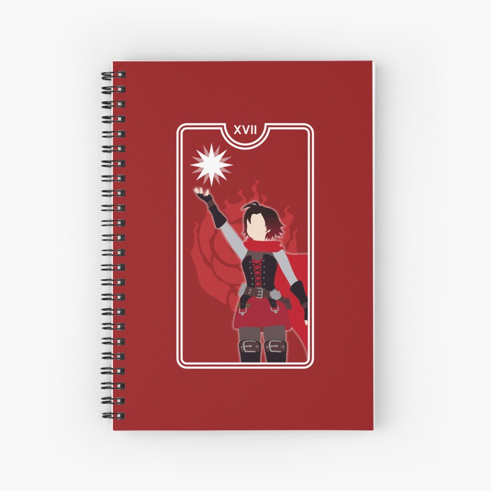 "Ruby Rose Star Tarot Card" Sticker for Sale by PsychMerchant | Redbubble