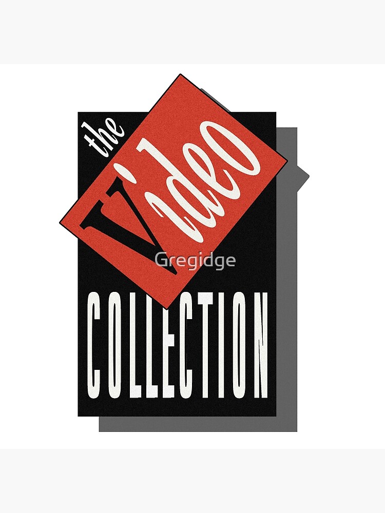 "The Video Collection Retro Logo" Art Print by Gregidge | Redbubble