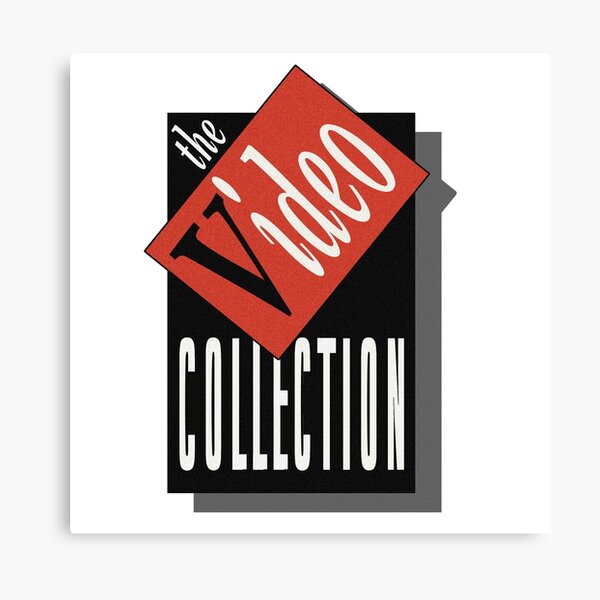 "The Video Collection Retro Logo" Canvas Print for Sale by Gregidge ...