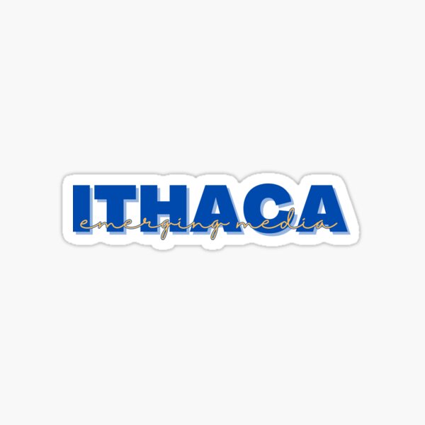 "Ithaca College emerging media sticker" Sticker for Sale by nerfie ...