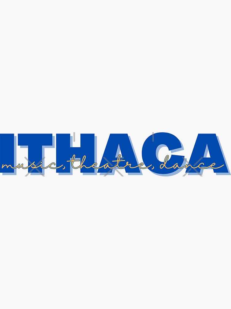" Ithaca College music theatre dance sticker" Sticker for Sale by ...