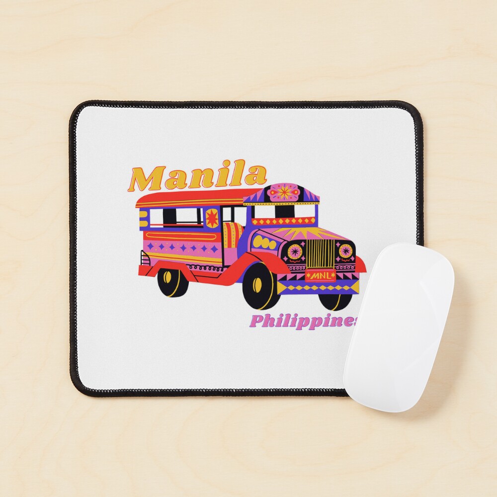 "Manila Philippines Jeepney" Sticker for Sale by katiekjohnson | Redbubble
