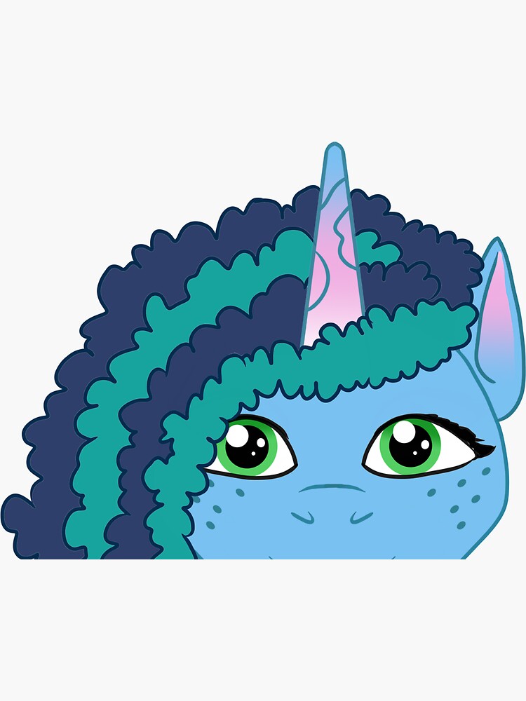 "My Little Pony Misty Peeking" Sticker for Sale by Saignus | Redbubble