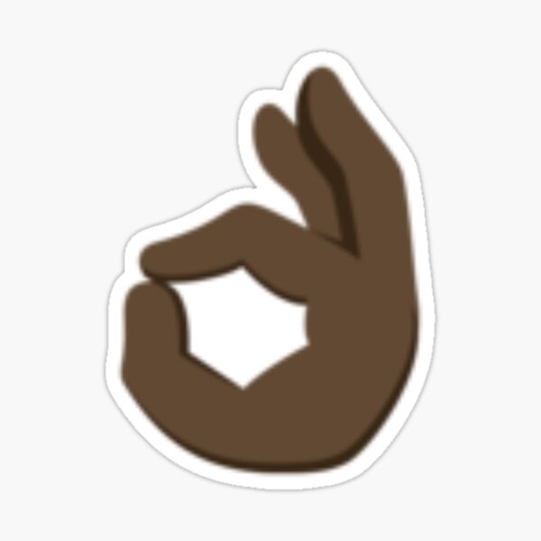 ""Okay hand meme"" Sticker for Sale by Dark-Happiness | Redbubble