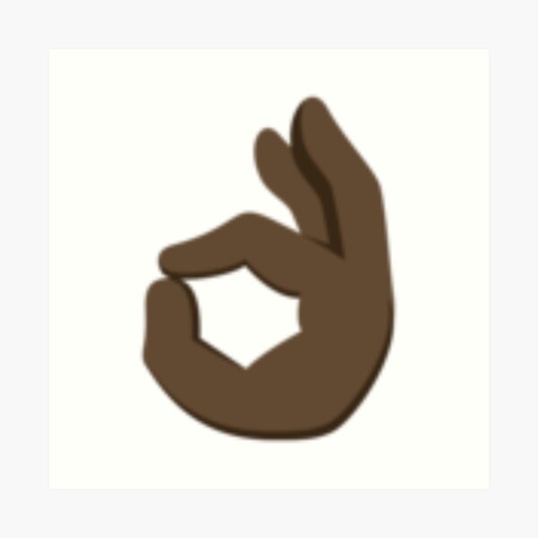 ""Okay hand meme"" Art Print by Dark-Happiness | Redbubble