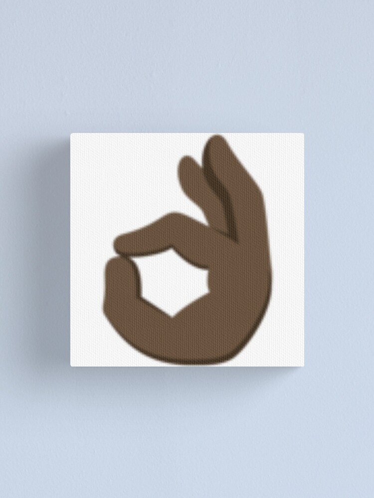 ""Okay hand meme"" Canvas Print by Dark-Happiness | Redbubble