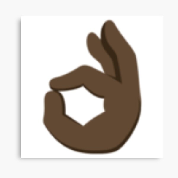 ""Okay hand meme"" Canvas Print by Dark-Happiness | Redbubble