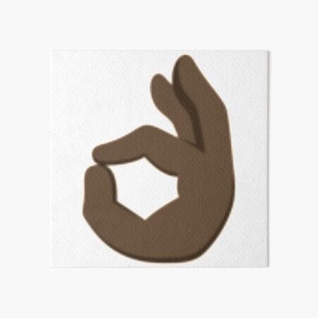 ""Okay hand meme"" Art Board Print for Sale by Dark-Happiness | Redbubble