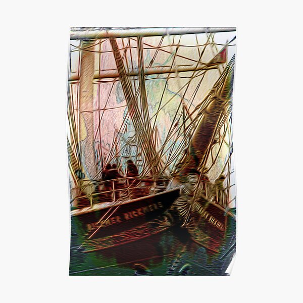 "Hamburger Hafen - Rickmer Rickmers" Poster von ColinsPhotoArt | Redbubble