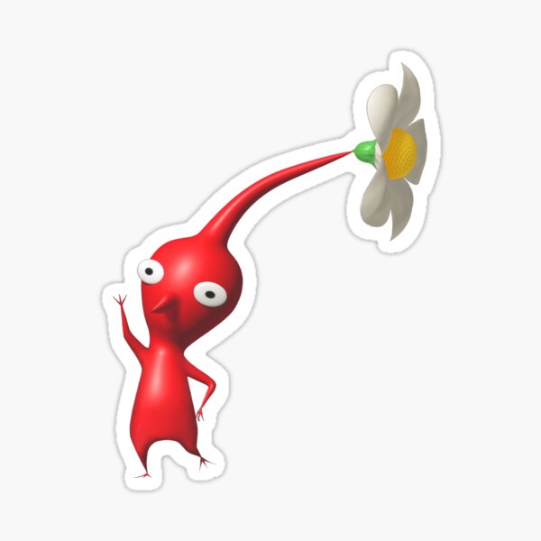 "red pikmin" Sticker by gibbiceps | Redbubble