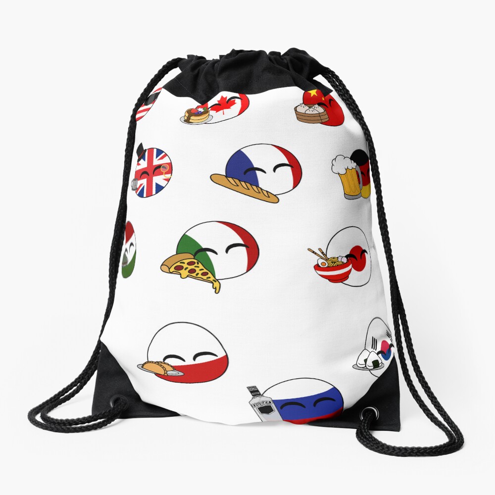 "countryballs and foods chibi pack" Sticker for Sale by EveryCuteThings ...