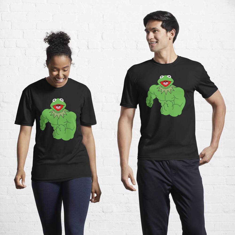 "Kermit The Frog Muscle " Poster for Sale by Eolithic | Redbubble