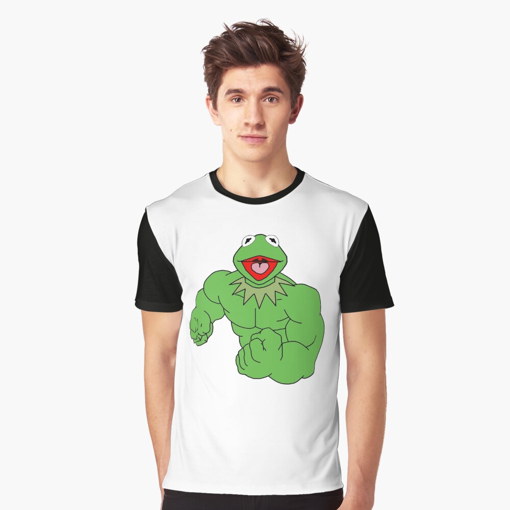 "Kermit The Frog Muscle " Poster for Sale by Eolithic | Redbubble