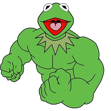 "Kermit The Frog Muscle " Poster for Sale by Eolithic | Redbubble