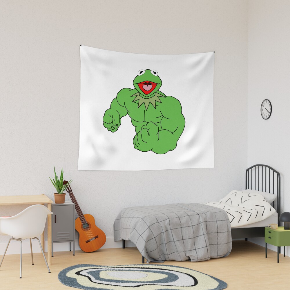 "Kermit The Frog Muscle " Poster for Sale by Eolithic | Redbubble