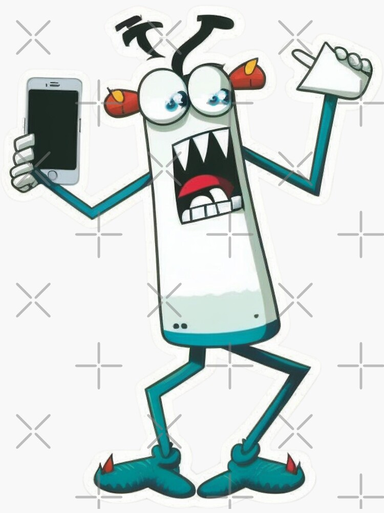 "Marvin Multi Tasker" Sticker for Sale by Fantasy Masterpiece | Redbubble