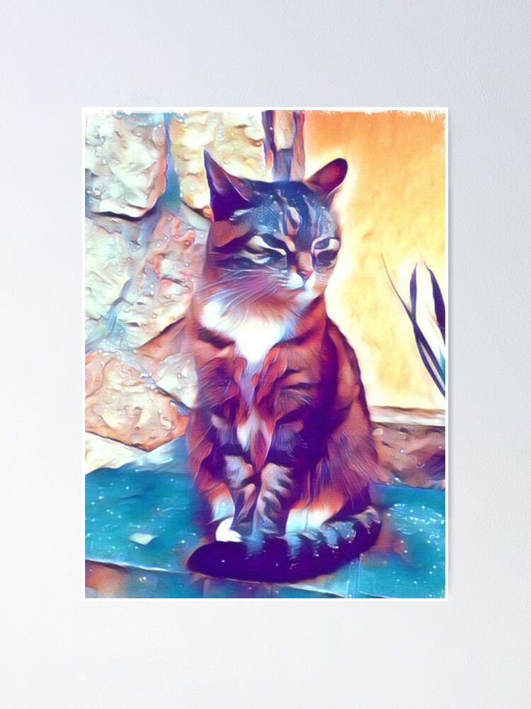 "Angry Kitty" Poster by Cat-Igrun | Redbubble