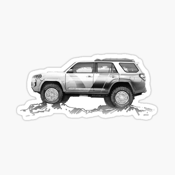 4 Runner Stickers | Redbubble