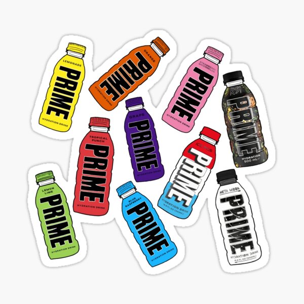 "PRIME HYDRATION" Sticker for Sale by MerchGenerator | Redbubble