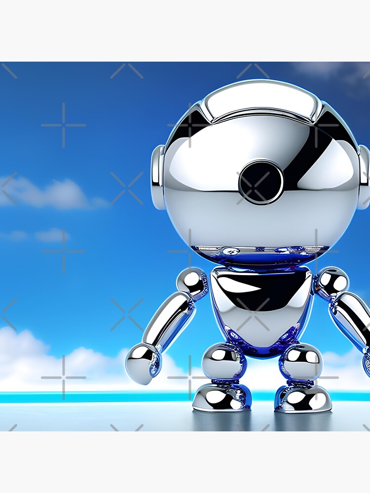 "Frutiger Aero robot" Stickerundefined by NKStanley | Redbubble