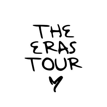 "Taylor Swift the eras tour handwritten font" Sticker for Sale by ...