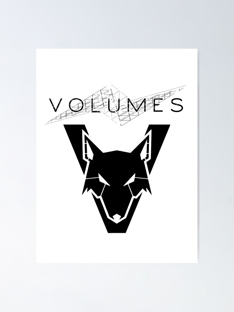 "Volumes logo progressive metalcore" Poster for Sale by classicrockart | Redbubble