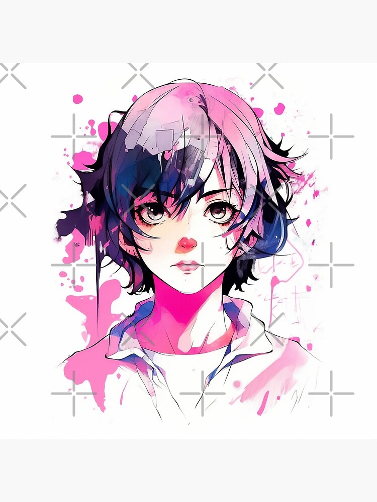"Pink Anime Boy" Art Board Print for Sale by Hikiversity | Redbubble