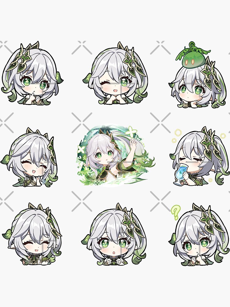 "Genshin Impact Nahida Chibi" Sticker for Sale by NerdCult | Redbubble