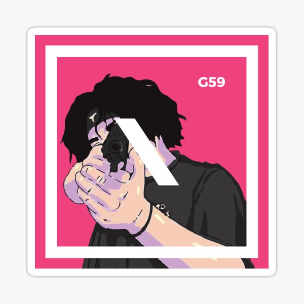 "The road to the hell is G59" Sticker by Gasan | Redbubble