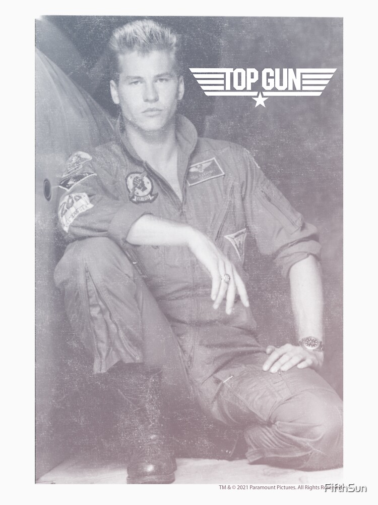 Top Gun Lt. Tom 'Iceman' Kazansky Black & White sold by Clint Smith ...