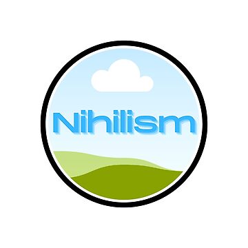 "Nihilism Logo" Sticker for Sale by UlDesigns | Redbubble